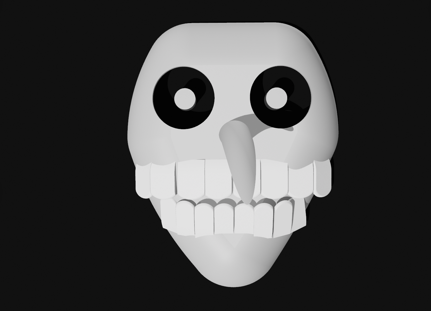 Menos Grande hollow mask by Mr. Poly | Download free STL model ...