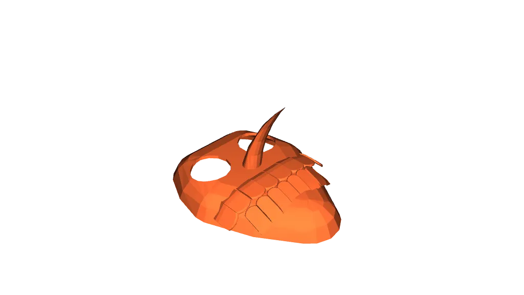 Menos Grande hollow mask by Mr. Poly | Download free STL model ...