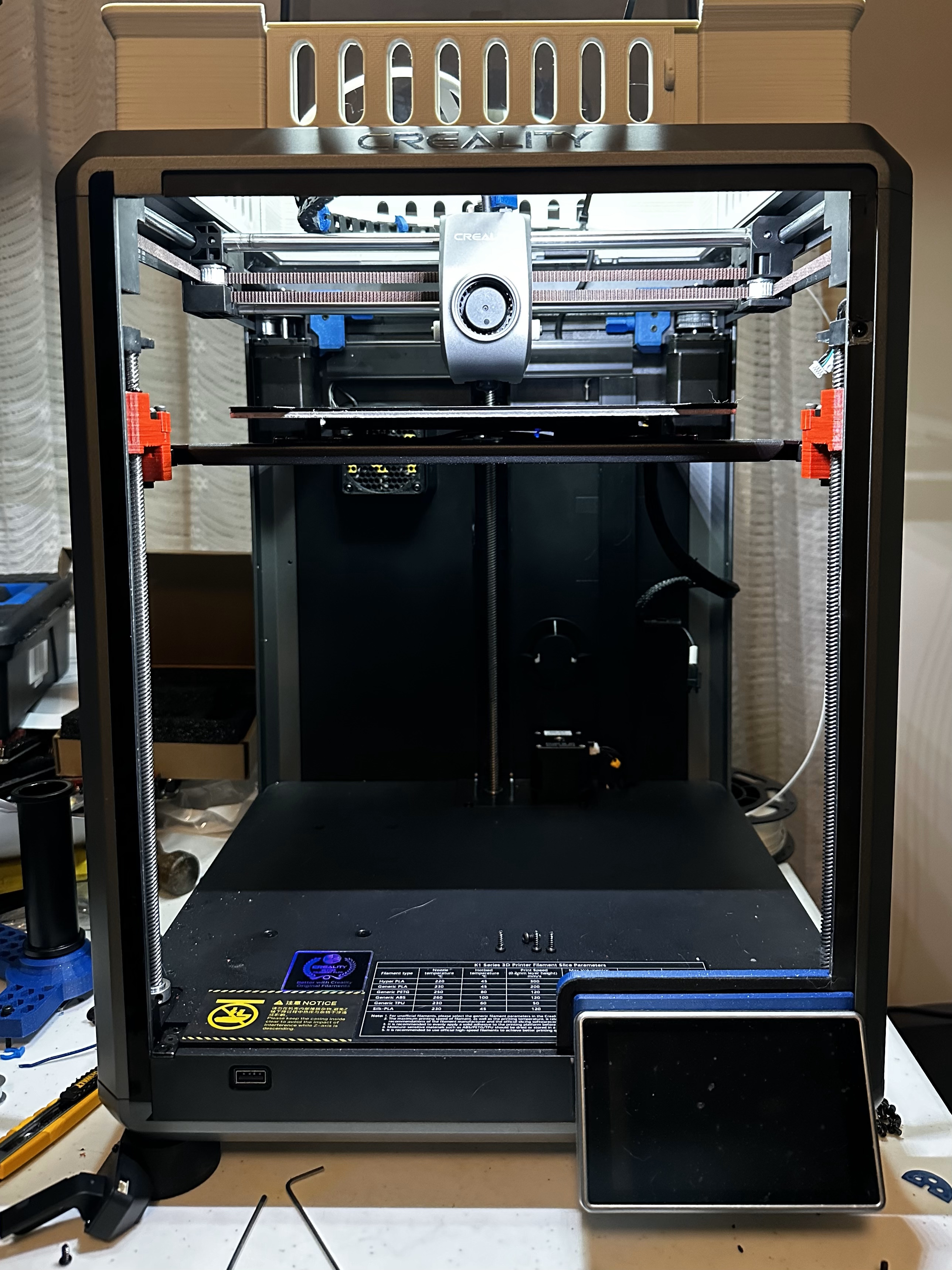 K1 and possibly the MAX, bed frame Z height adjusters. by Thomas White ...