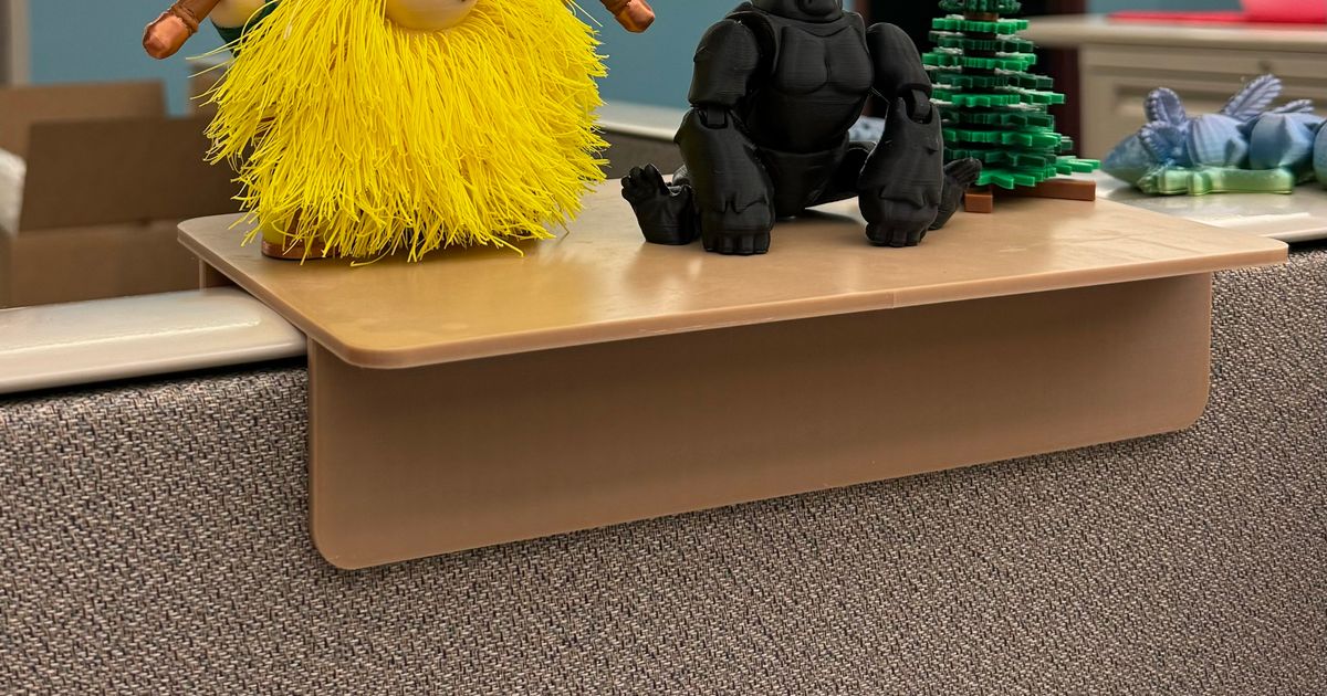 Cubicle Shelf by tmiles75 | Download free STL model | Printables.com