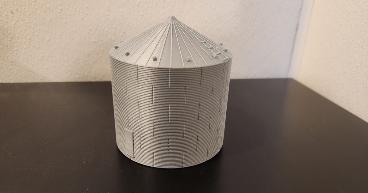 Grain Silo by Borgen Models | Download free STL model | Printables.com