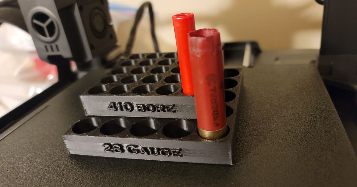 Shotshell Reloading Trays 16 20 28 410 by Nomolos | Download free STL ...