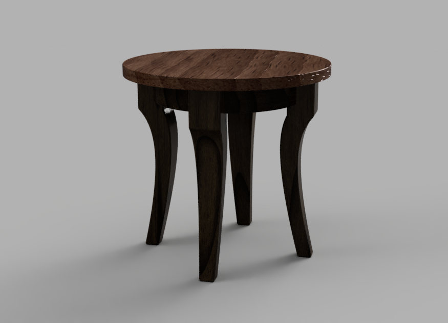 Table Model (for Dollhouse) by Epiales | Download free STL model ...