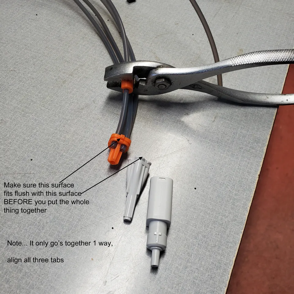 5 Port Filament Feed for Bambu A1, A1 Mini by Waynger | Download free ...