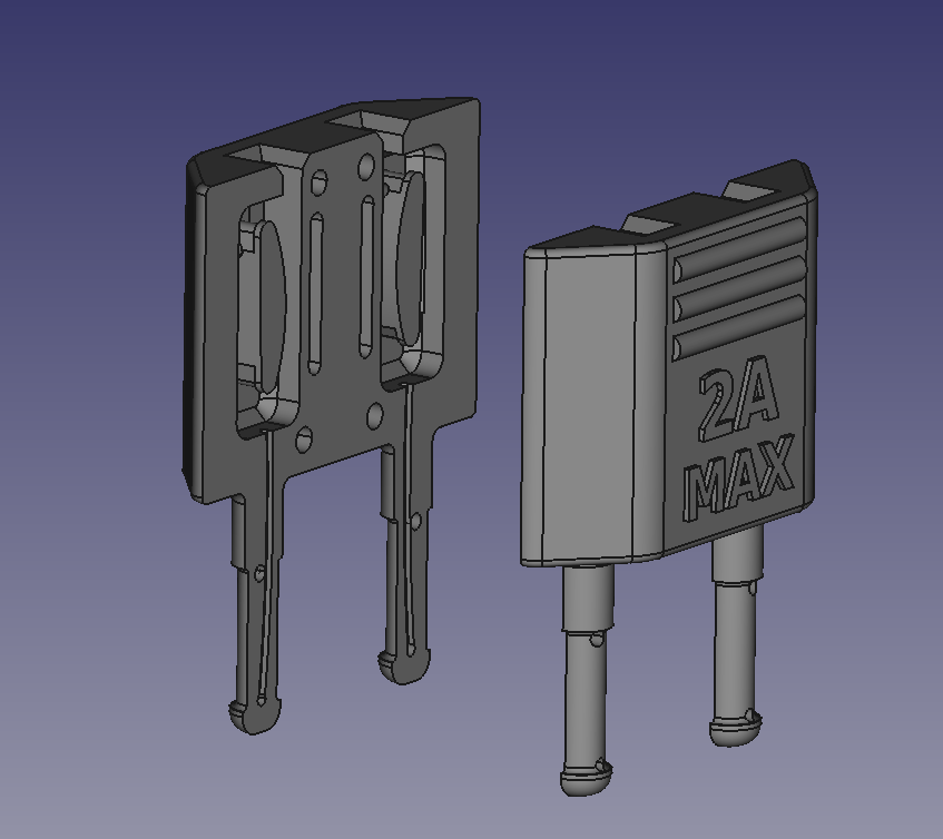 US EU plug adapter experiment by tearandfix | Download free STL model ...