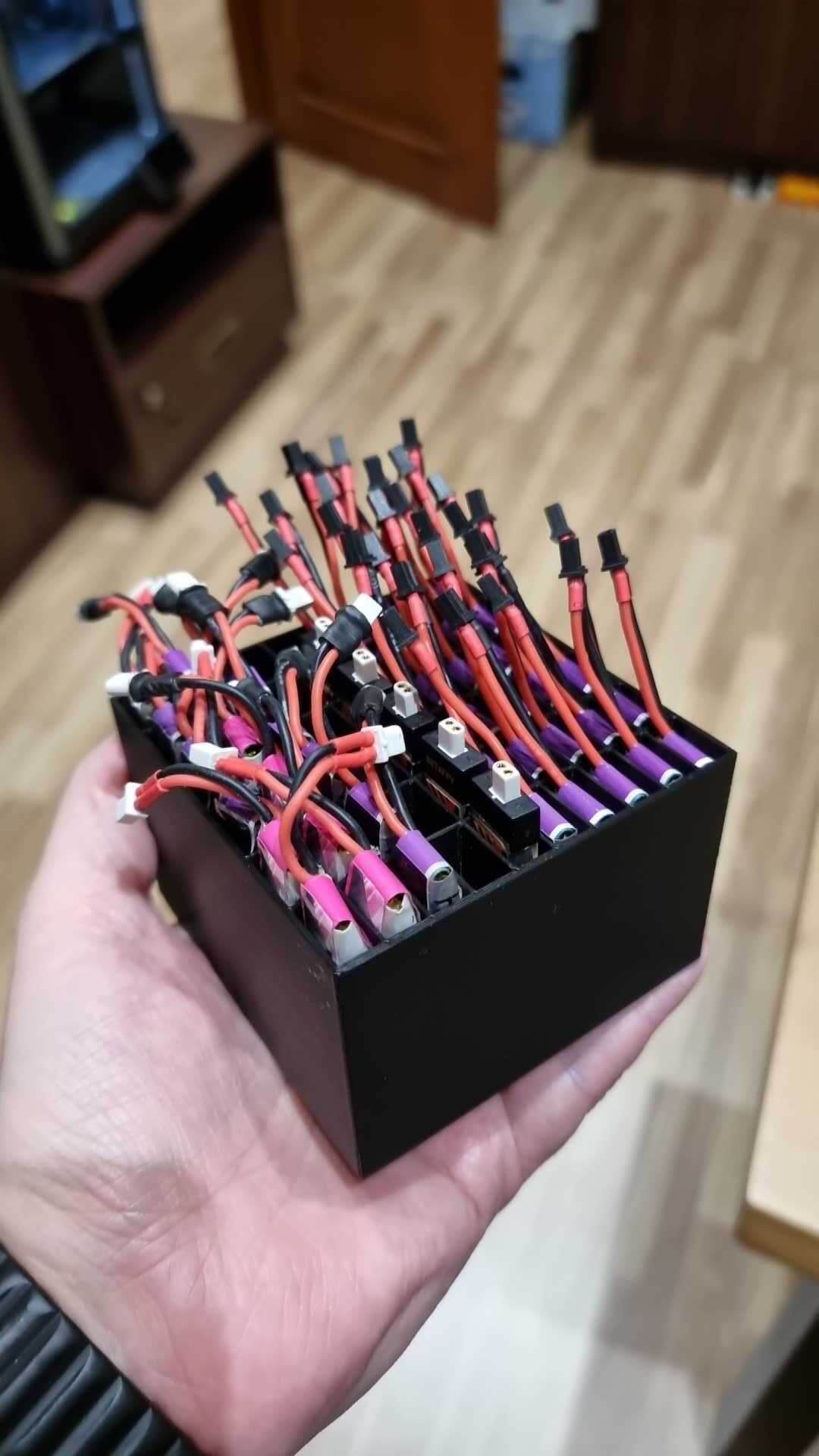 TinyWhoop 1s Lipo Battery Holder 6x10 by wKich | Download free STL ...