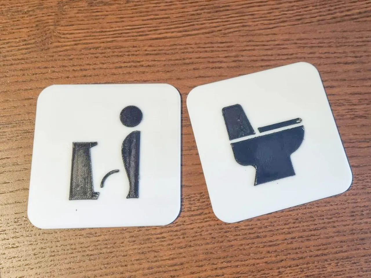 Toilet Sign / WC symbol by EatingSu | Download free STL model ...