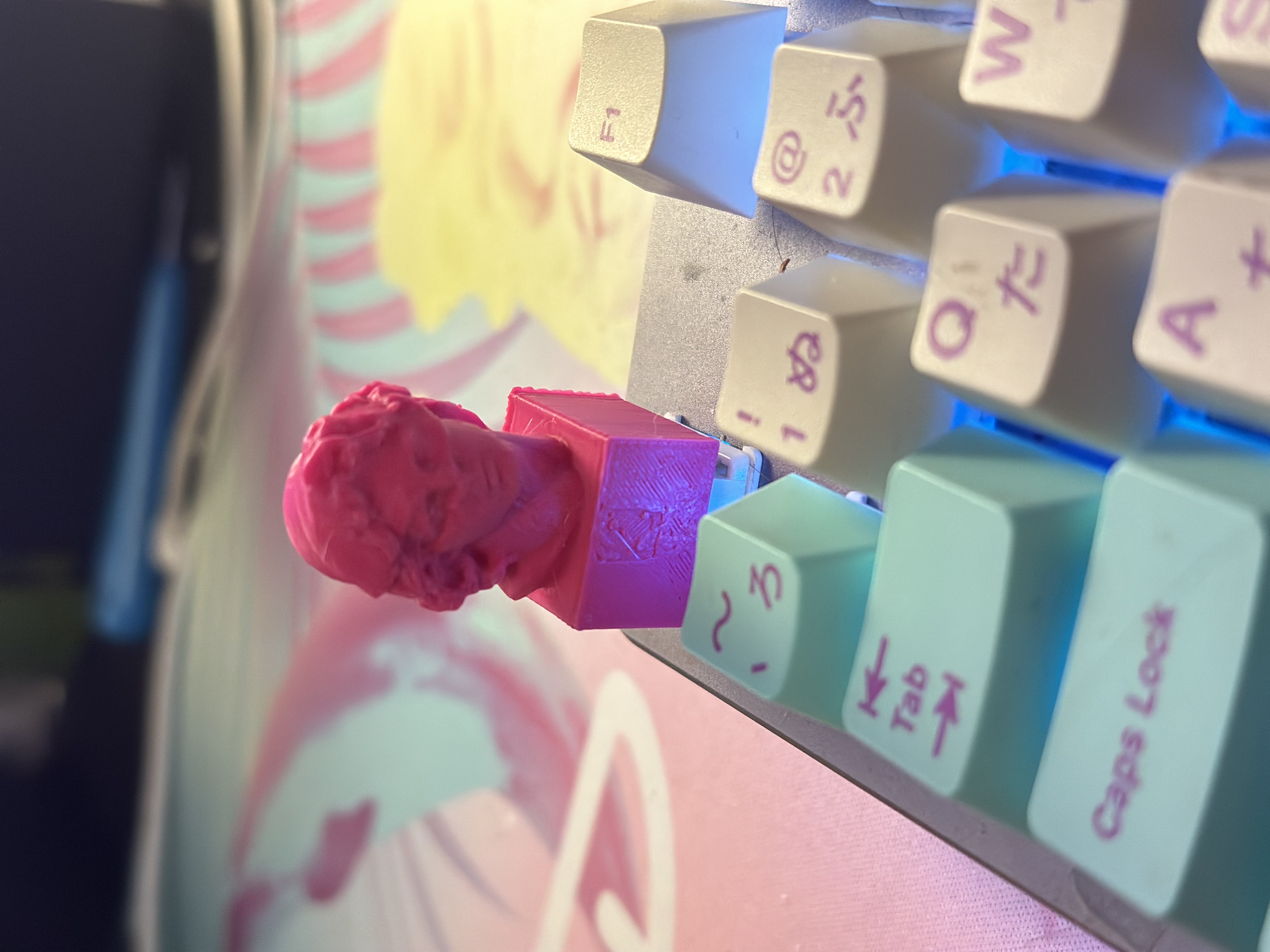 Floral Shoppe Vaporwave Bust Helios -Keycap by Hayden | Download free ...