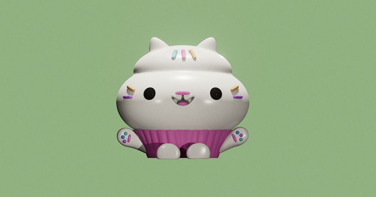 Cakey Cat by Erika Heidi | Download free STL model | Printables.com