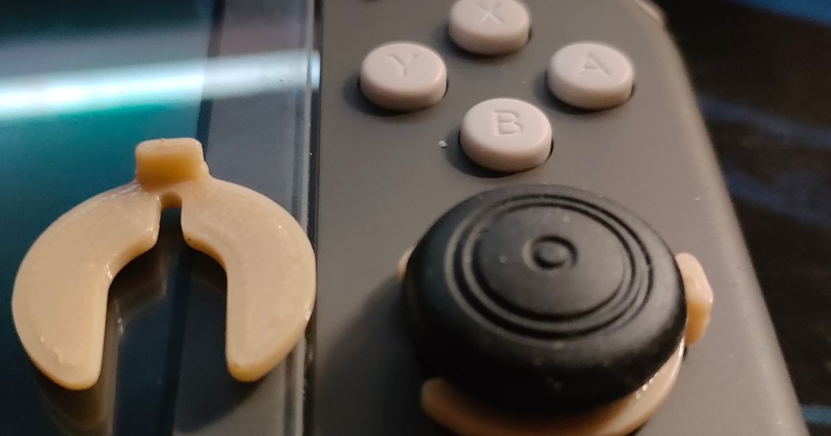 Nintendo Switch Joystick Lock with Silicone Caps by Bagzterz | Download ...