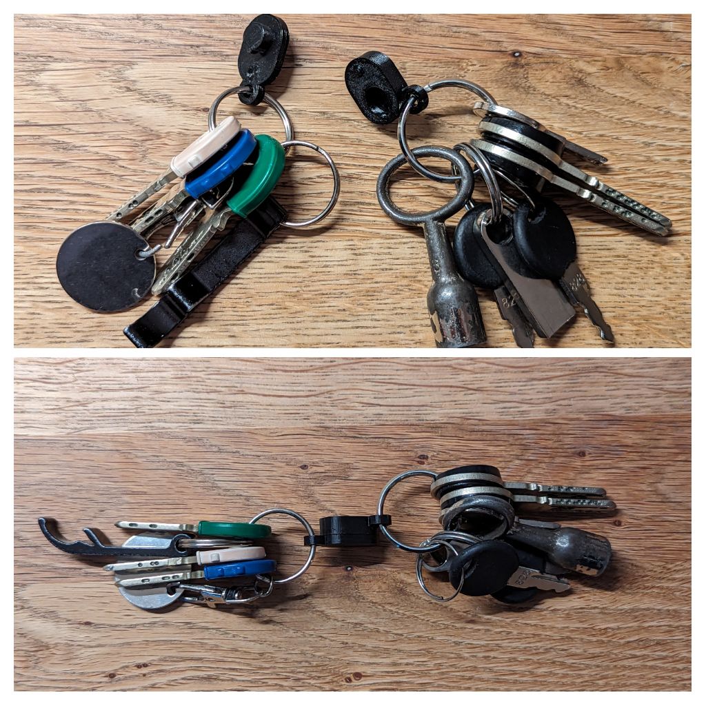 Smart Clip Keyring by Bielo95 | Download free STL model | Printables.com