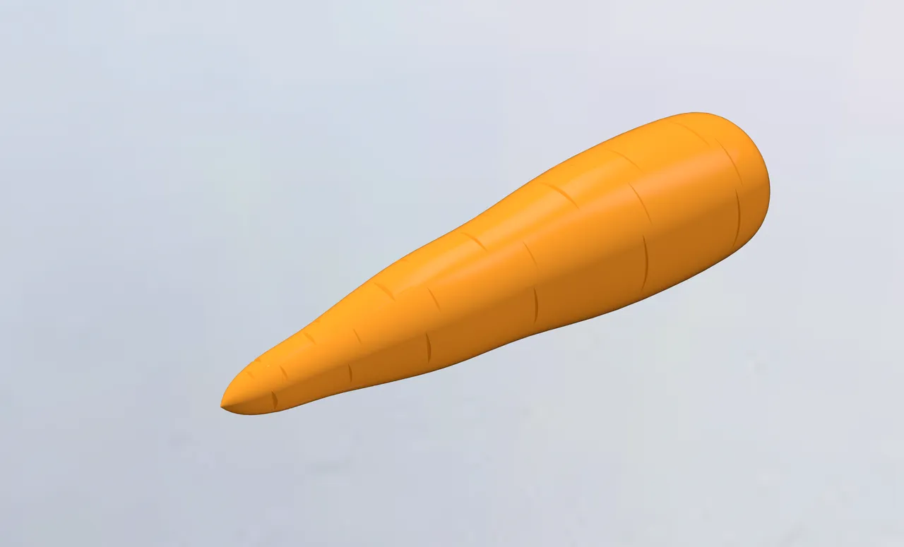 Carrot nose for the snowman by MG-Grafik-Design | Download free STL ...