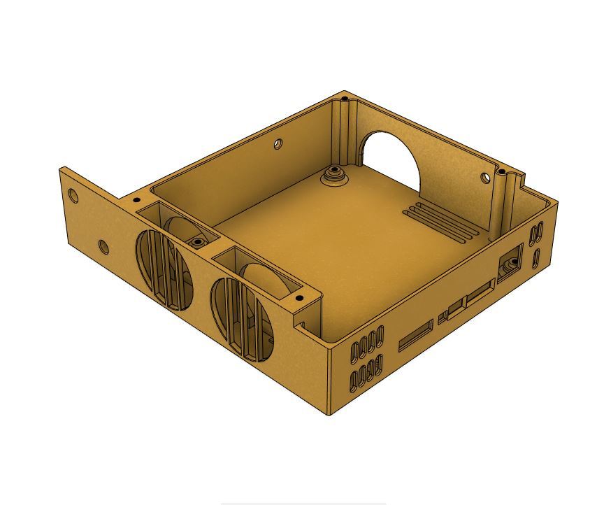 Duet 2 Maestro Enclosure for the standard Ender 3 by SolidGoldPlastic ...