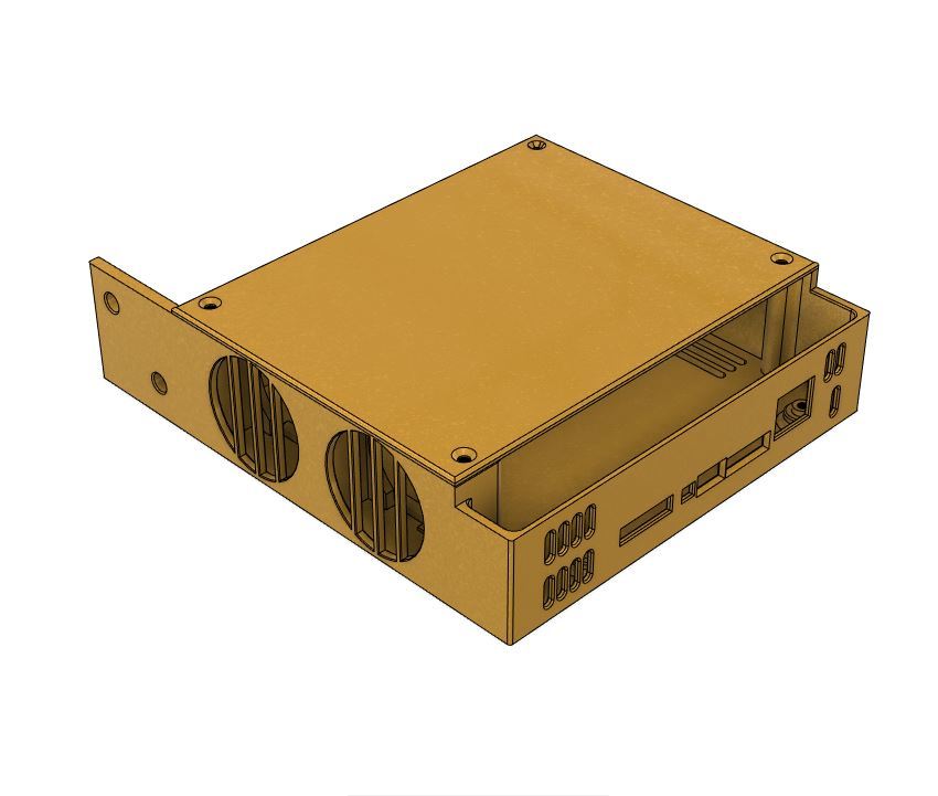 Duet 2 Maestro Enclosure for the standard Ender 3 by SolidGoldPlastic ...