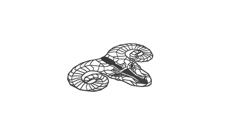 Geometric Ram by Aztairya | Download free STL model | Printables.com