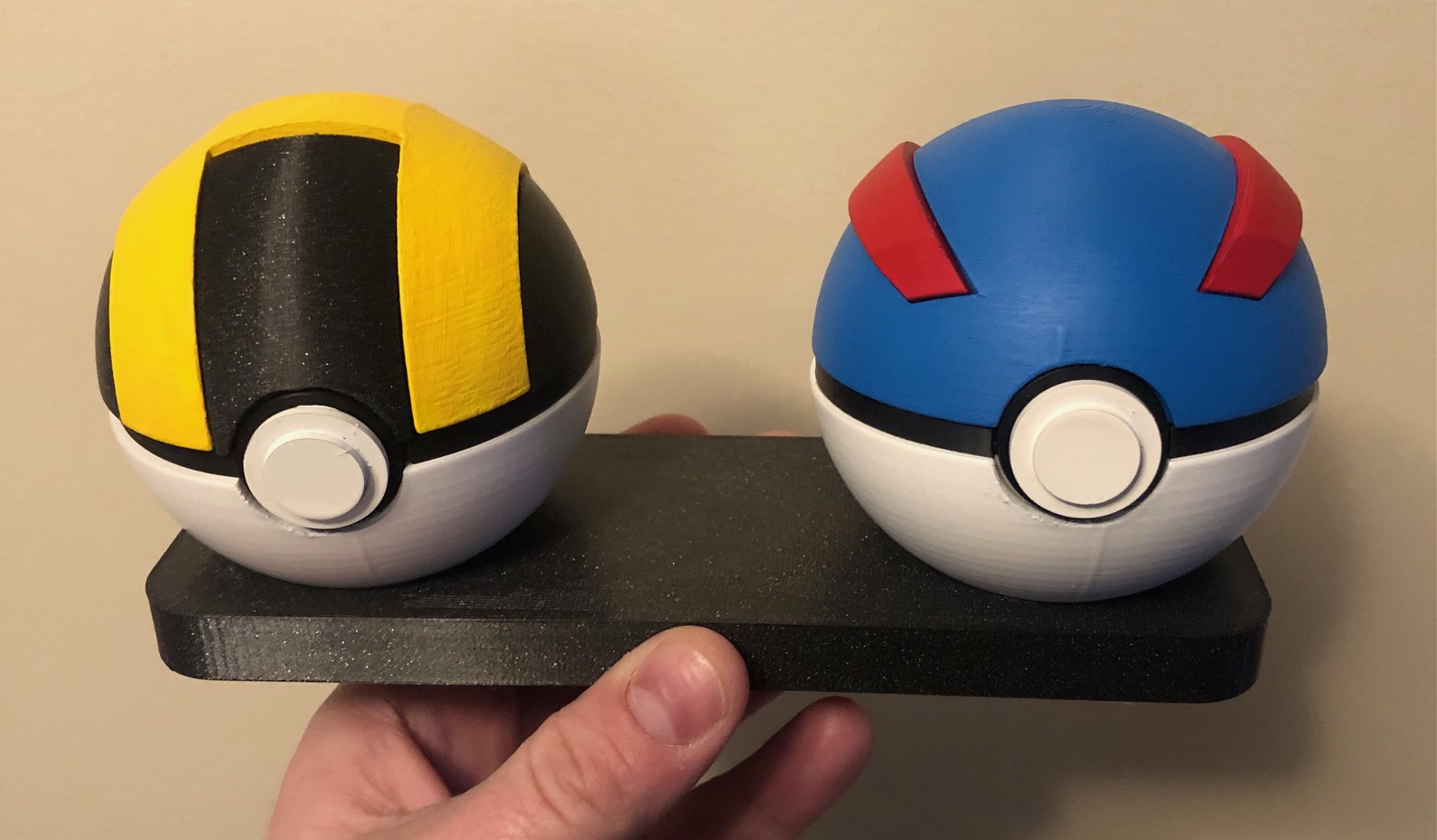 Pokeball Stand - 3.125" Diameter by Tim | Download free STL model ...