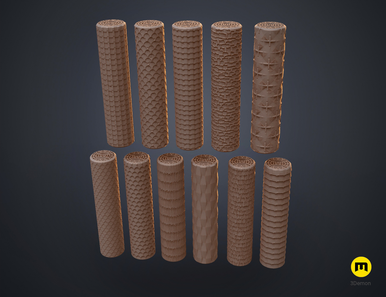 DnD terrain rollers – Roofs and Coverings by 3Demon's Texture Rollers ...