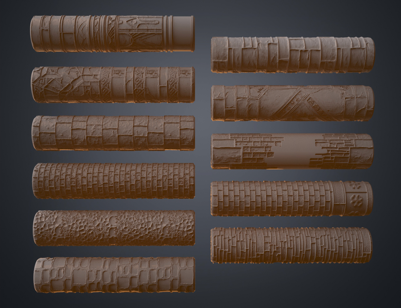 DnD terrain rollers – Walls and Surfaces by 3Demon's Texture Rollers ...