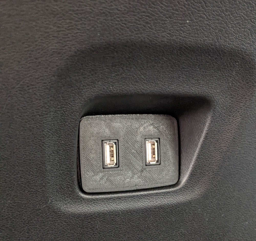 2x USB connector cover for Citoren Jumper / Ducato by dr.dentz ...