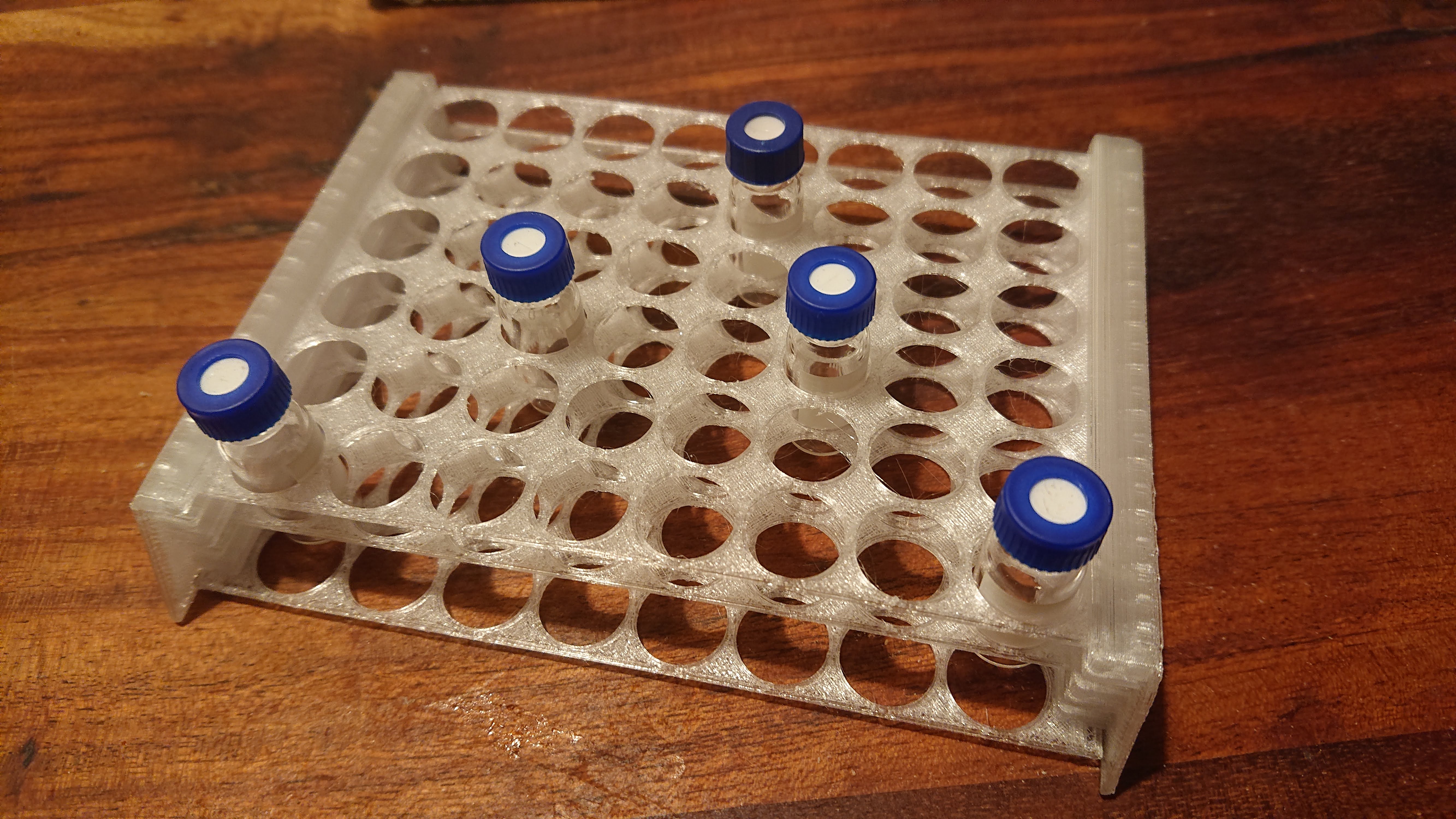 HPLC vial rack (mainly) for Waters sampler plates by Pavel Berka ...