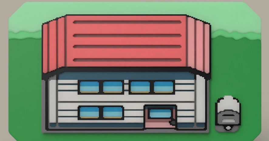 Reds House Pokemon 2D-Art by Chipotle | Download free STL model ...