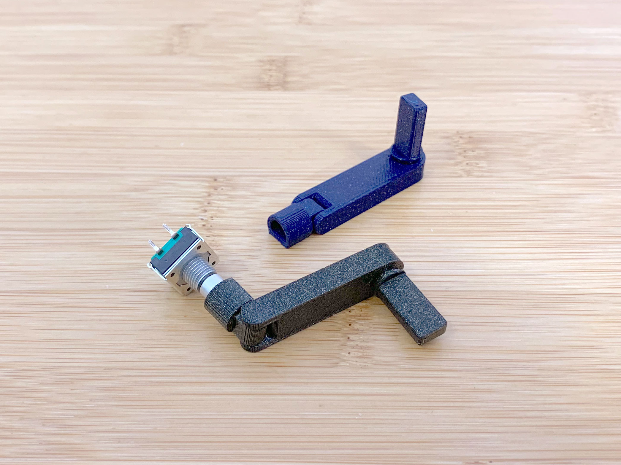 Print-In-Place Crank for Rotary Encoder by Adafruit | Download free STL ...