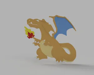 Charizard 2D Art by DragonFire 3D Printing | Download free STL model ...
