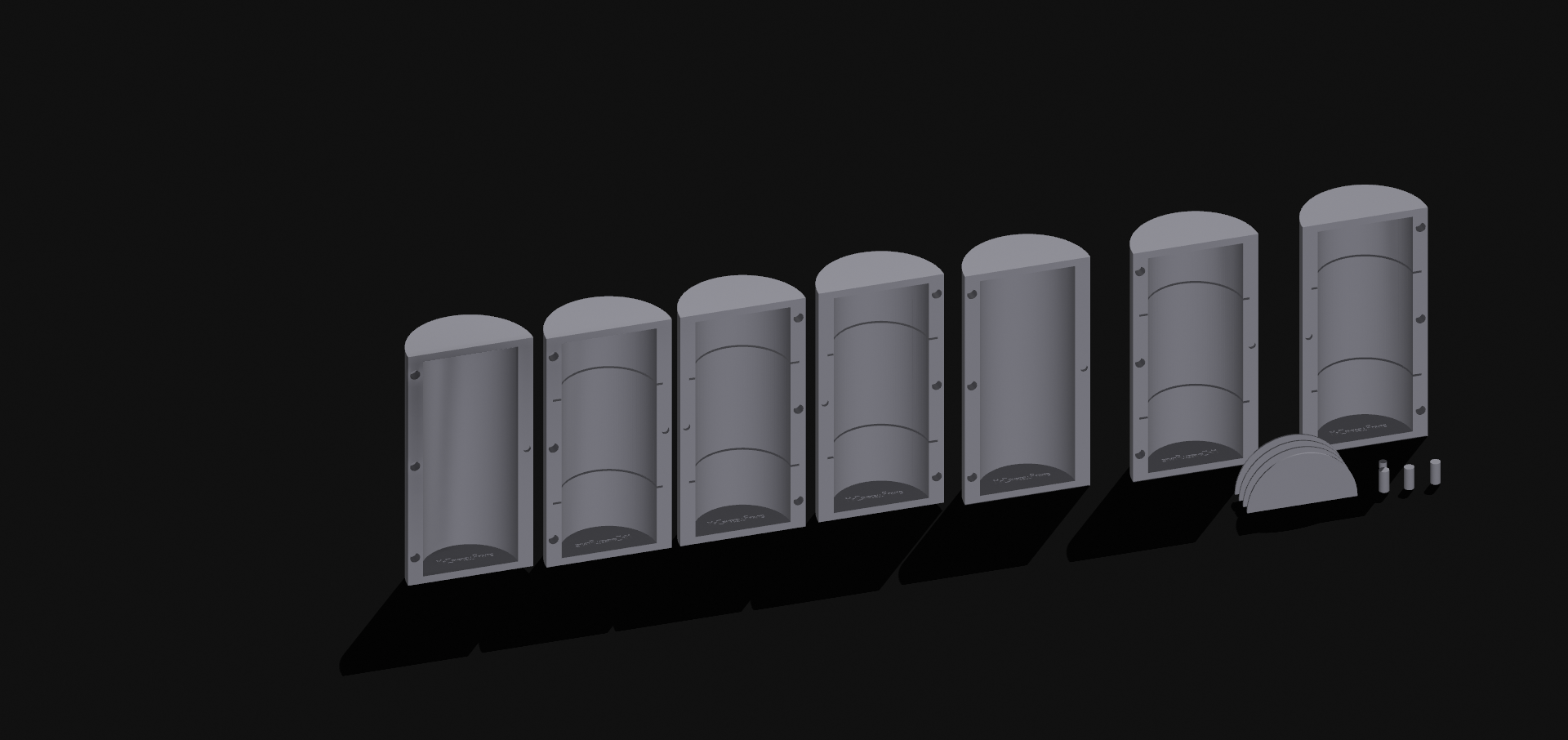 Cylinder Compartment Organiser by MrCampbellPrints | Download free STL ...