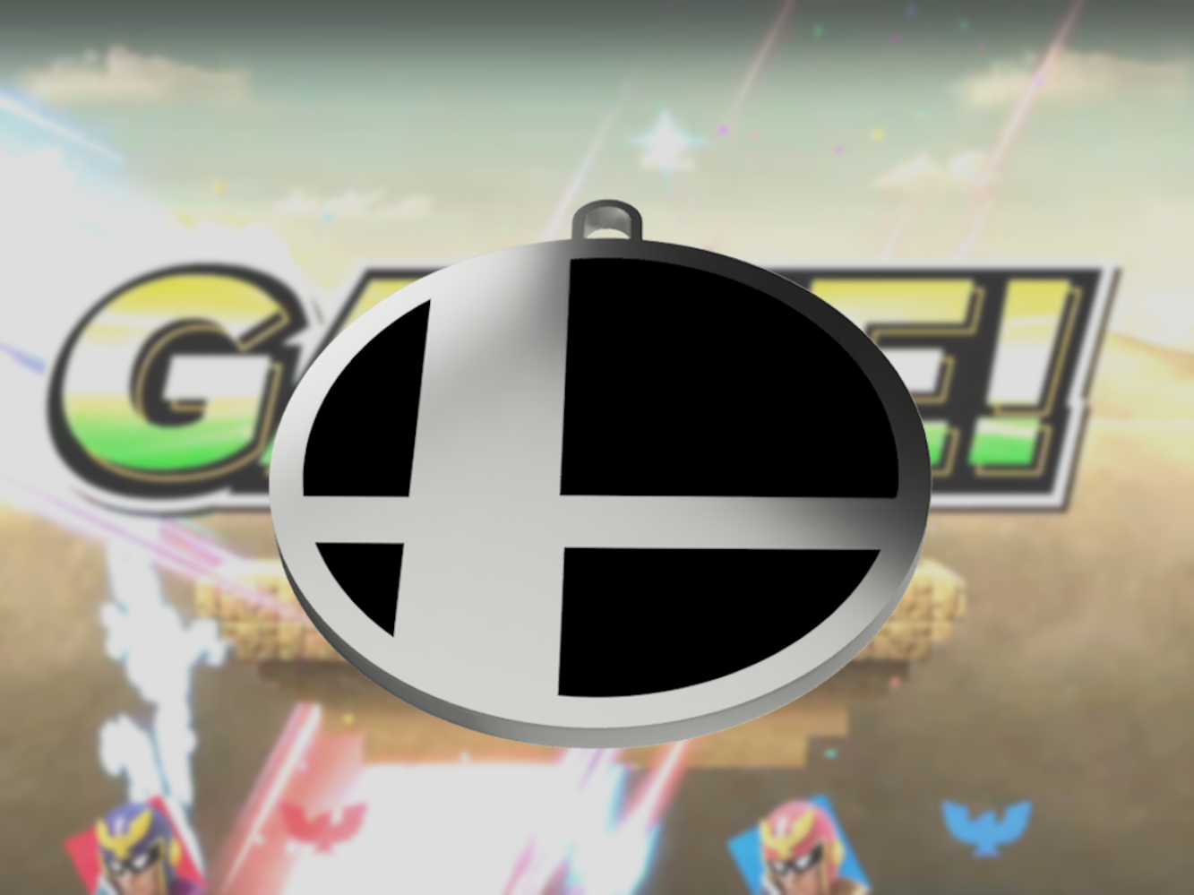 Smash Bros. Ultimate Medal by Chipotle | Download free STL model ...