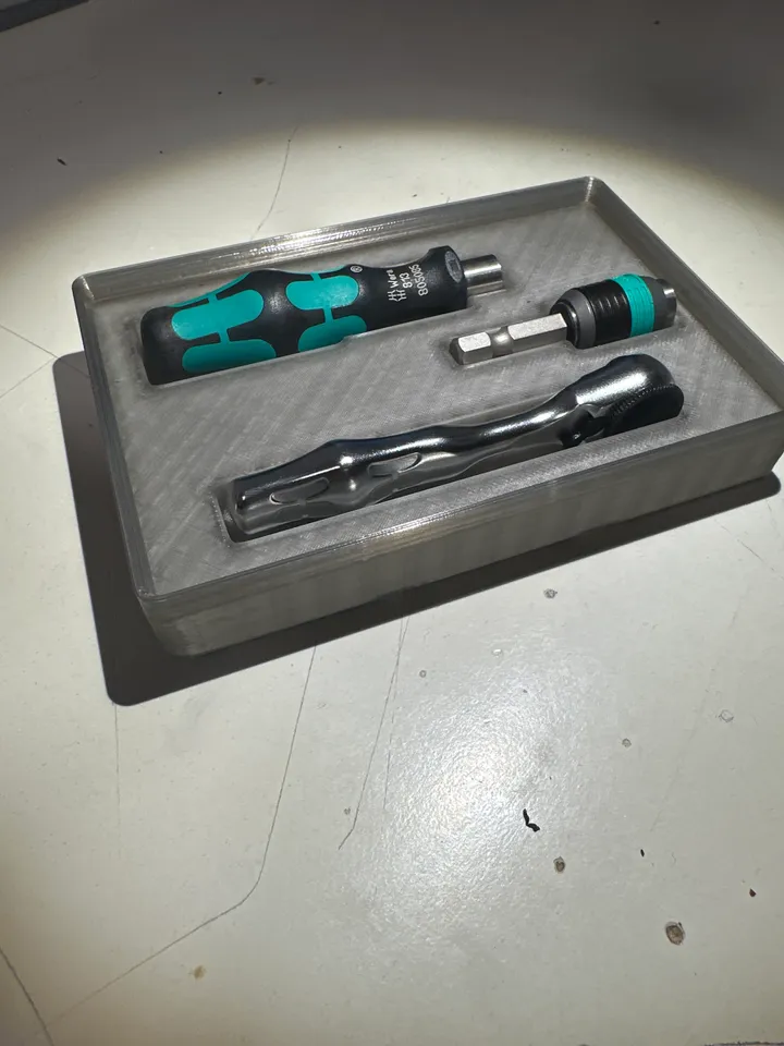 Wera Ratchet and Screwdriver Gridfinity Holder by its_Blackpoint | Download free STL model ...