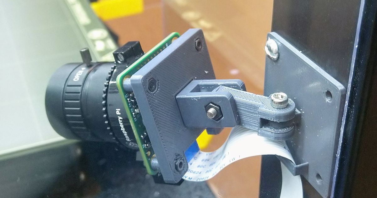 Rasberry Pi HQ Camera Stand by Molitoris | Download free STL model ...