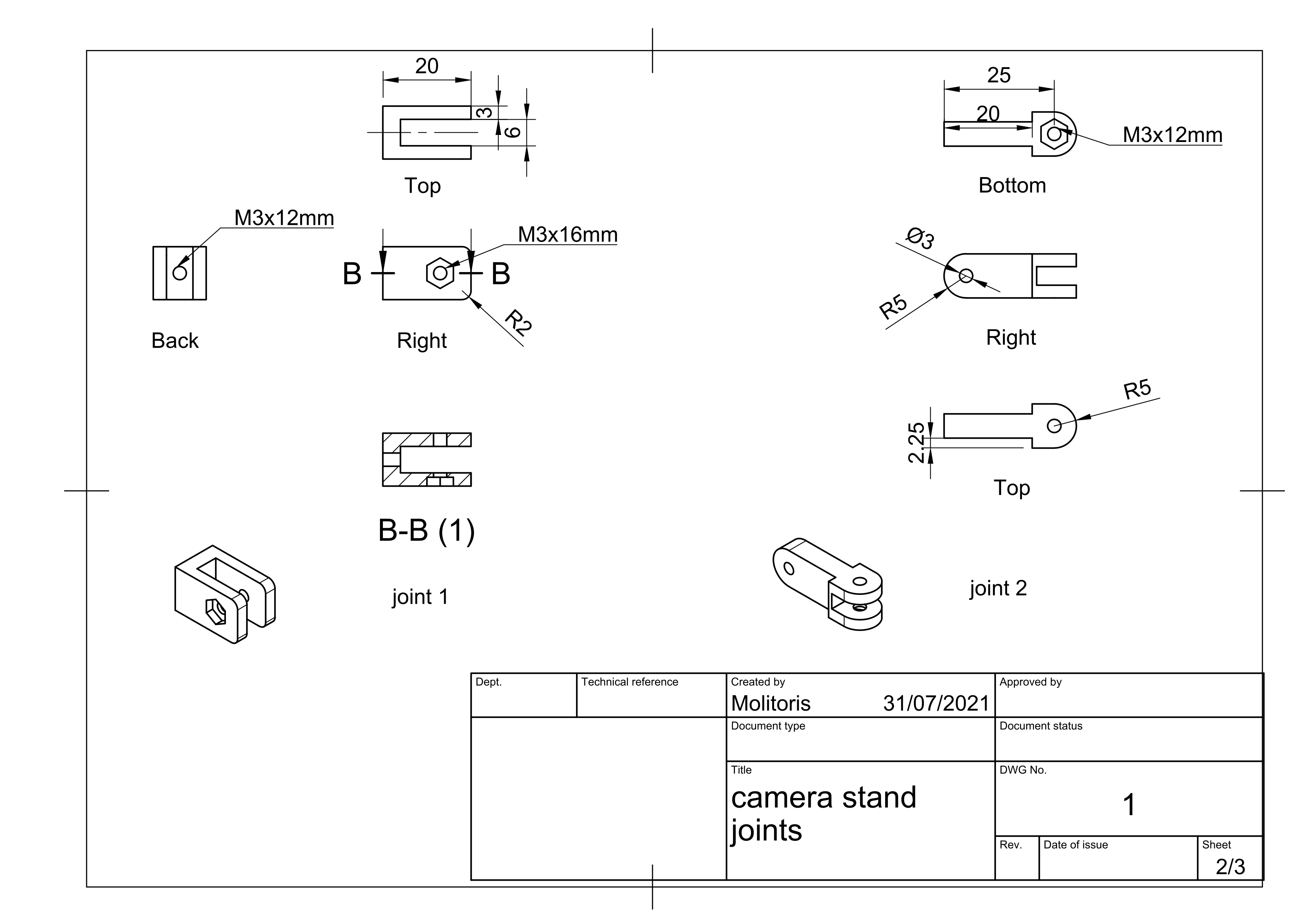 Rasberry Pi HQ Camera Stand by Molitoris | Download free STL model ...