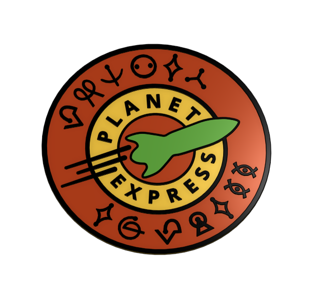 Coaster - Futurama Planet Express Logo (Two Versions) by kaje ...