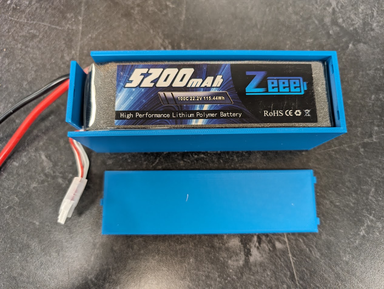 Hard case for Zeee 5200mAh 100C LiPo battery by Iron Crown | Download ...