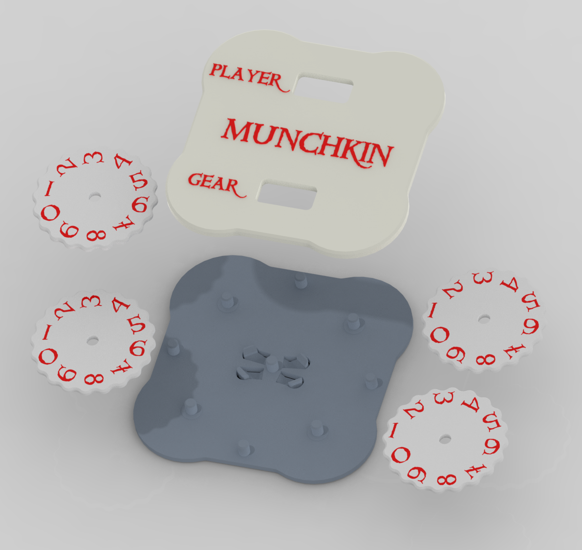 Munchkin level counter von fitsnot | Kostenloses STL-Modell ...