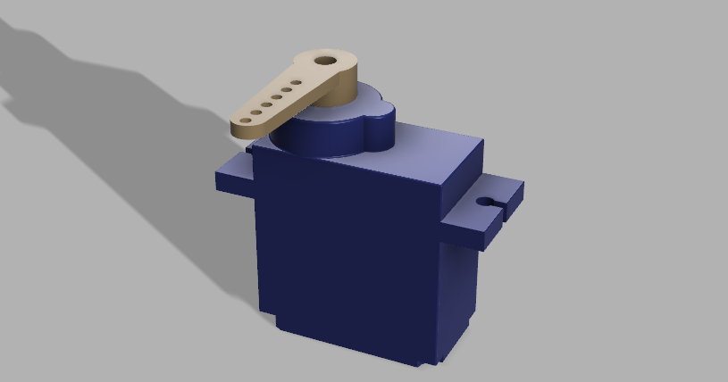 Servo SG90 and Arm by Auri3D | Download free STL model | Printables.com
