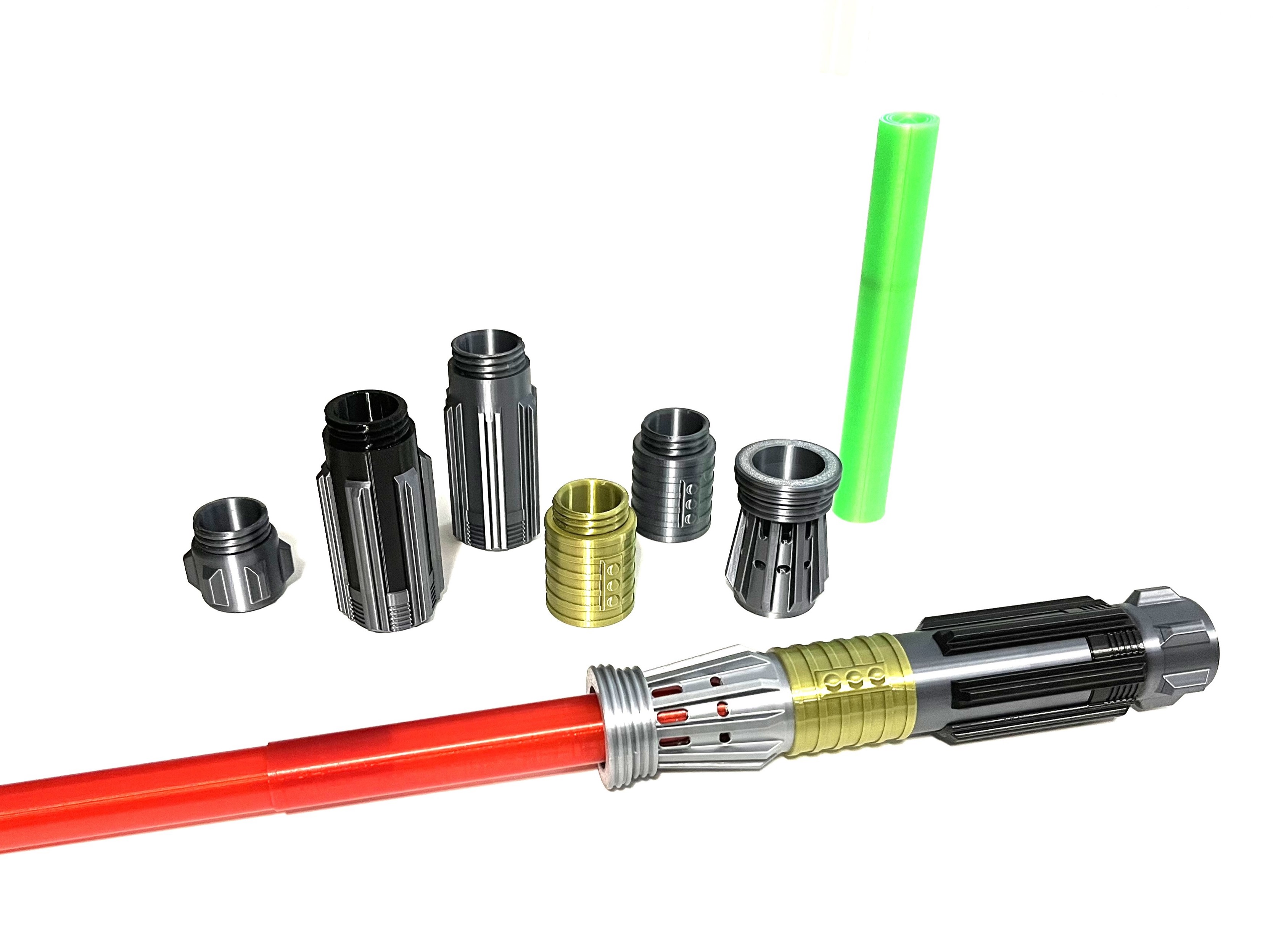 Modular Collapsible Lightsaber 2 by Bill Davis | Download free STL ...