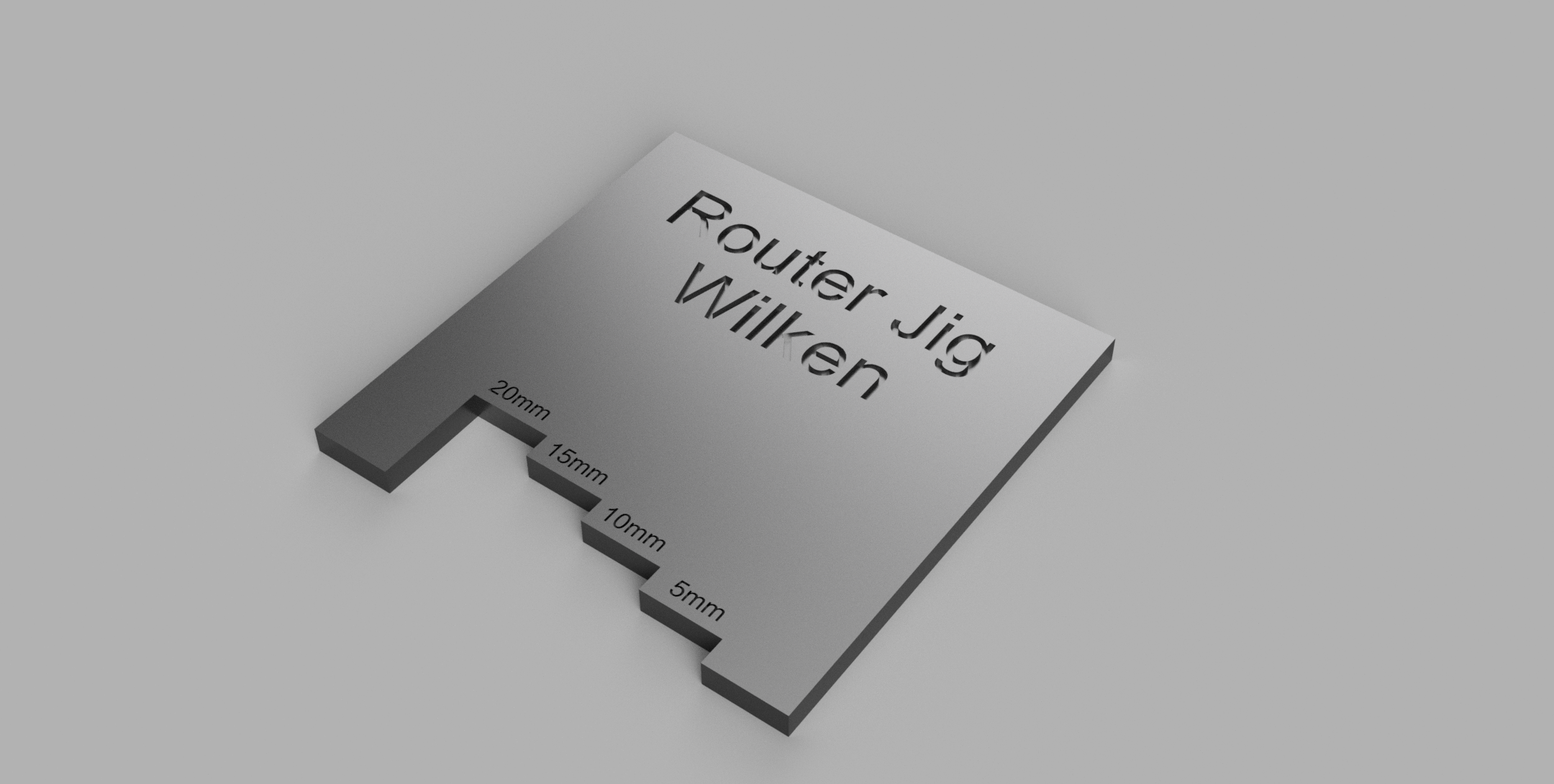 Wilken's Router Table Depth Gauge by Wilken | Download free STL model ...