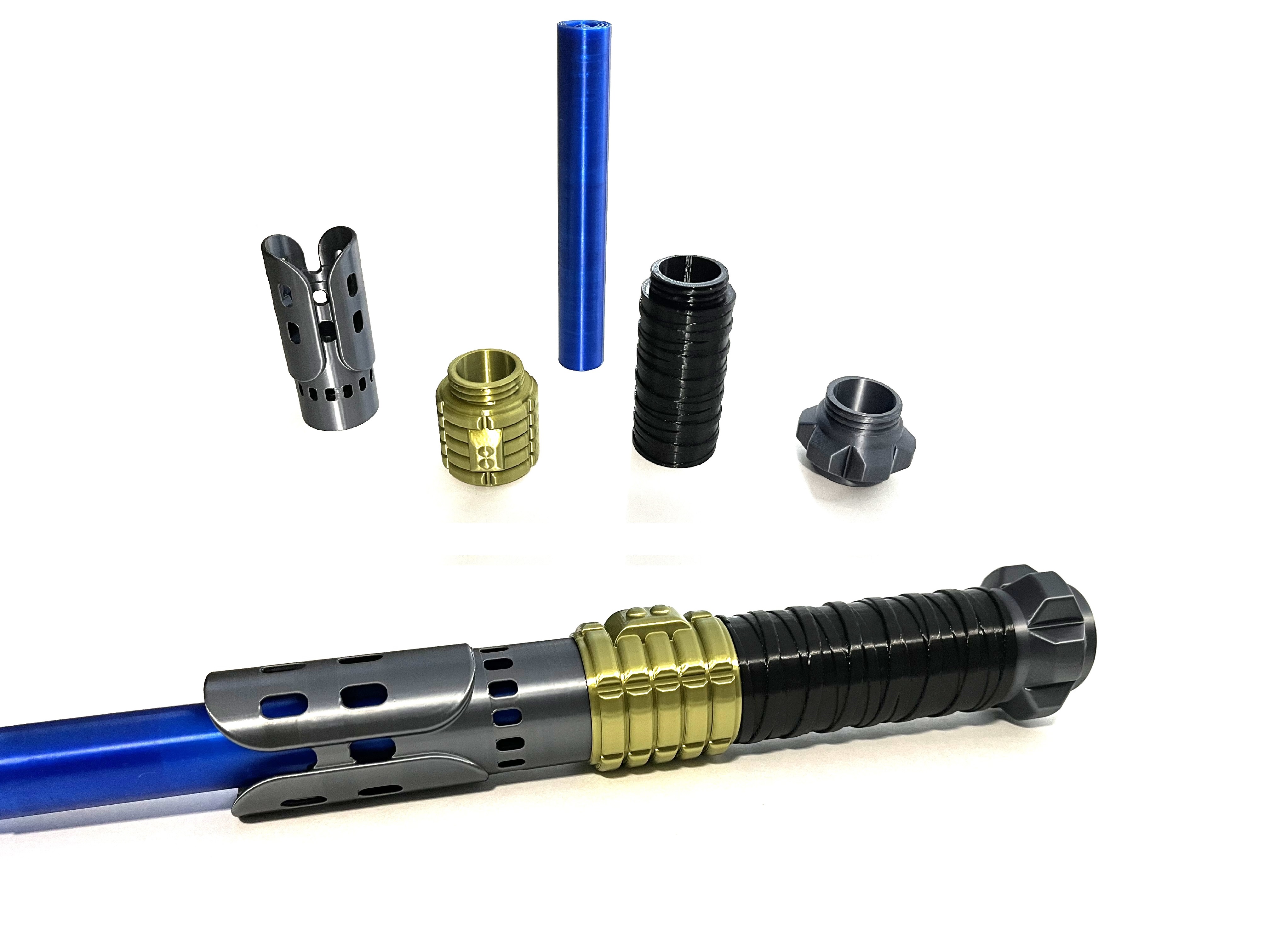 Modular Collapsible Lightsaber 3 by Bill Davis | Download free STL ...