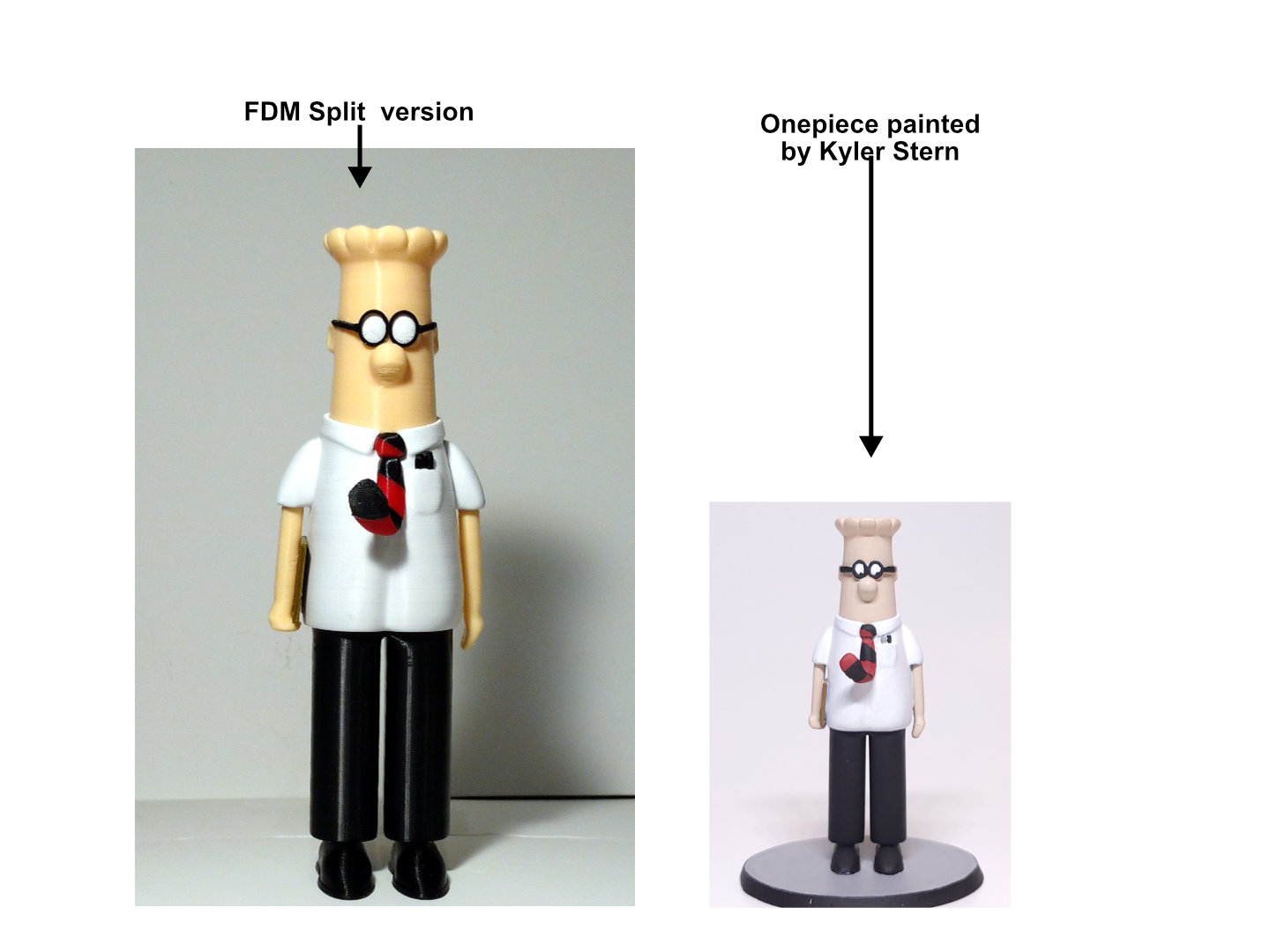 Dilbert - Onepiece by reddadsteve | Download free STL model ...