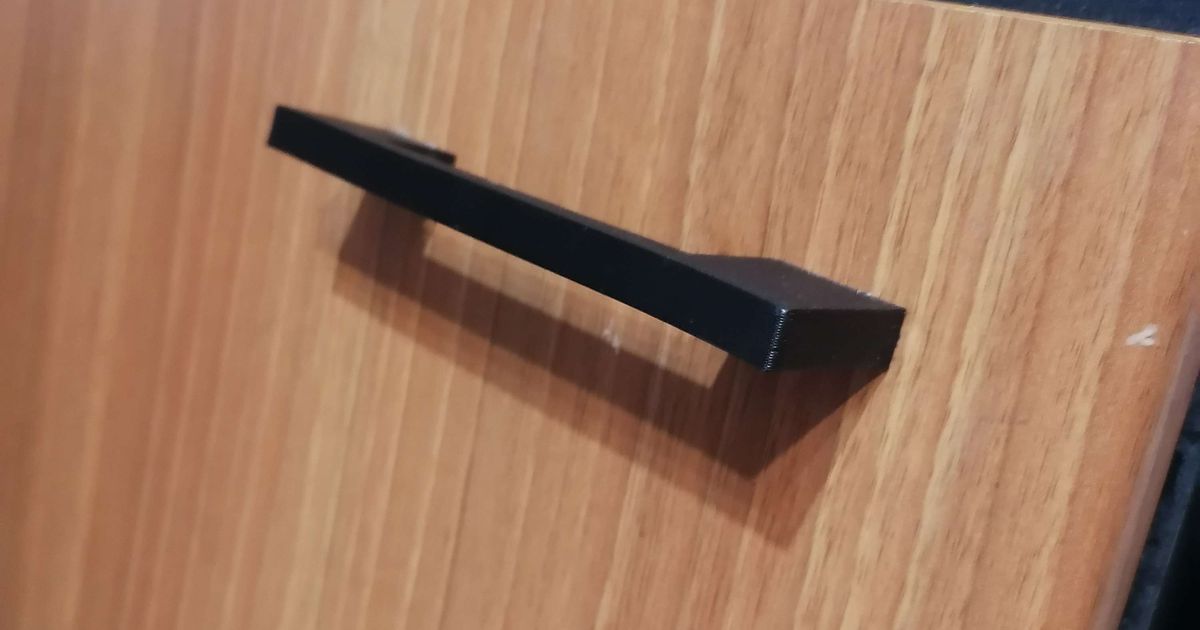 Kitchen drawer handle by Robert | Download free STL model | Printables.com