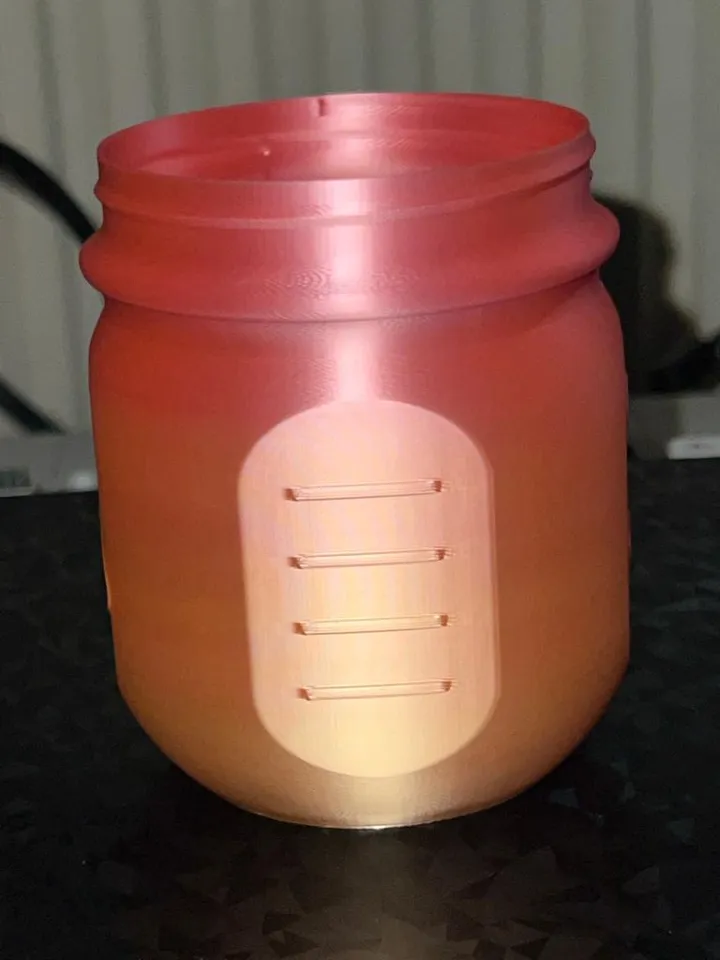 Short Mason Jar with Lid (Vase Mode) by T B | Download free STL model ...