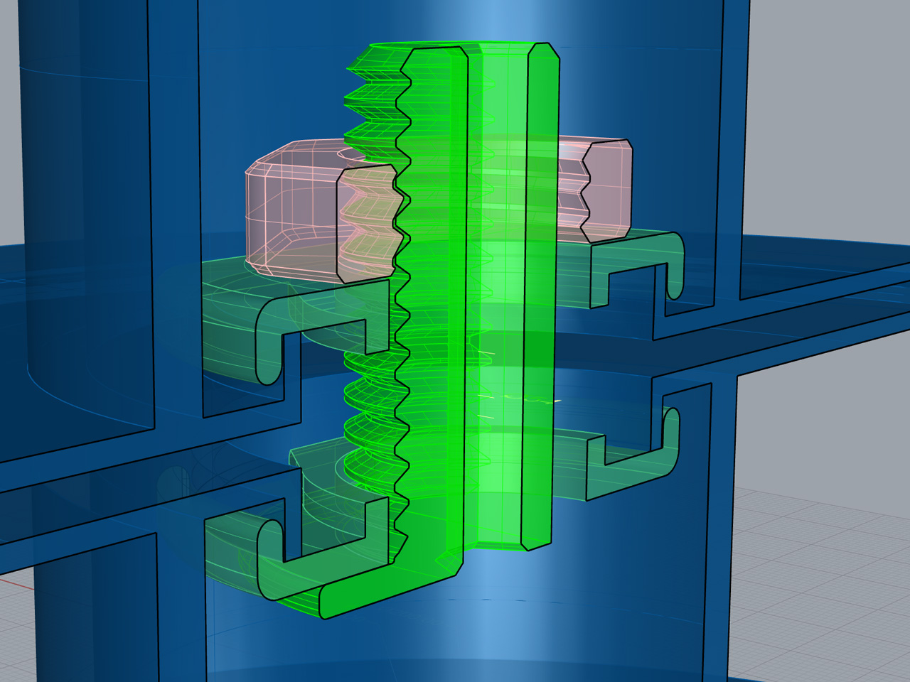 MatterHackers Spool Coupler by spark | Download free STL model ...