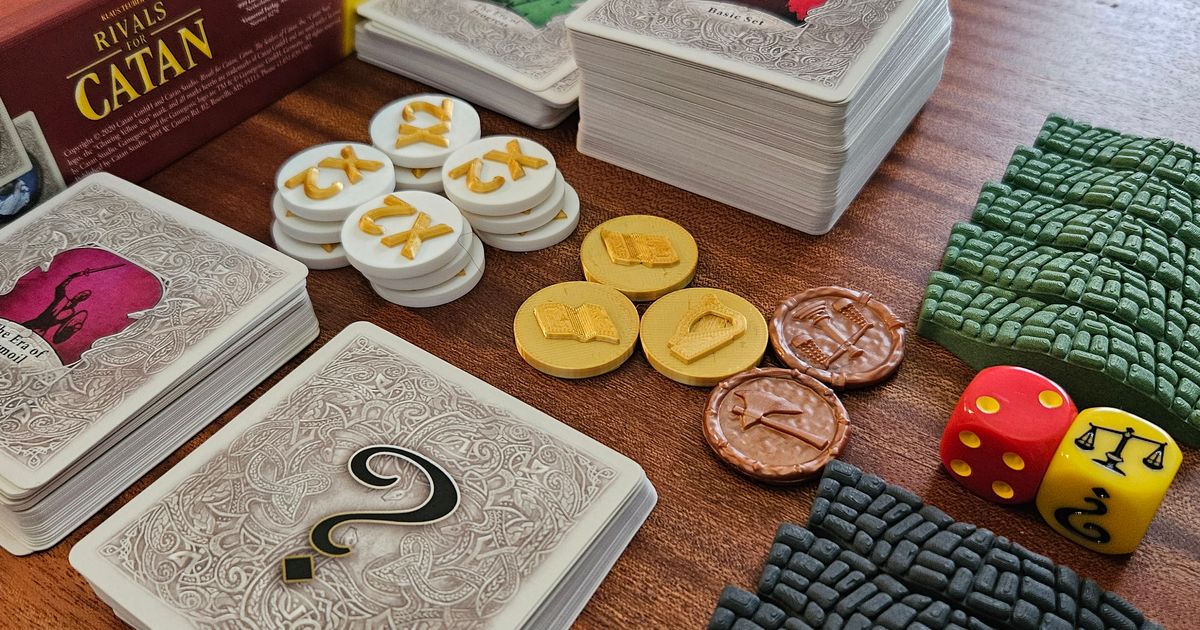 Rivals For Catan 3D Road by Patriot Designs | Download free STL model ...