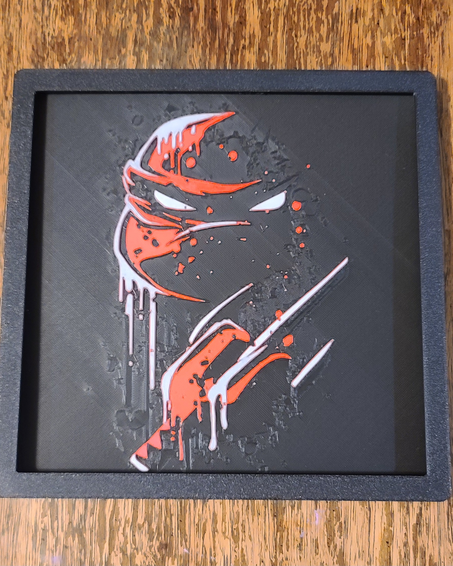 Frame for Ninja turtle Hueforge 200x200 by Dohara | Download free STL ...