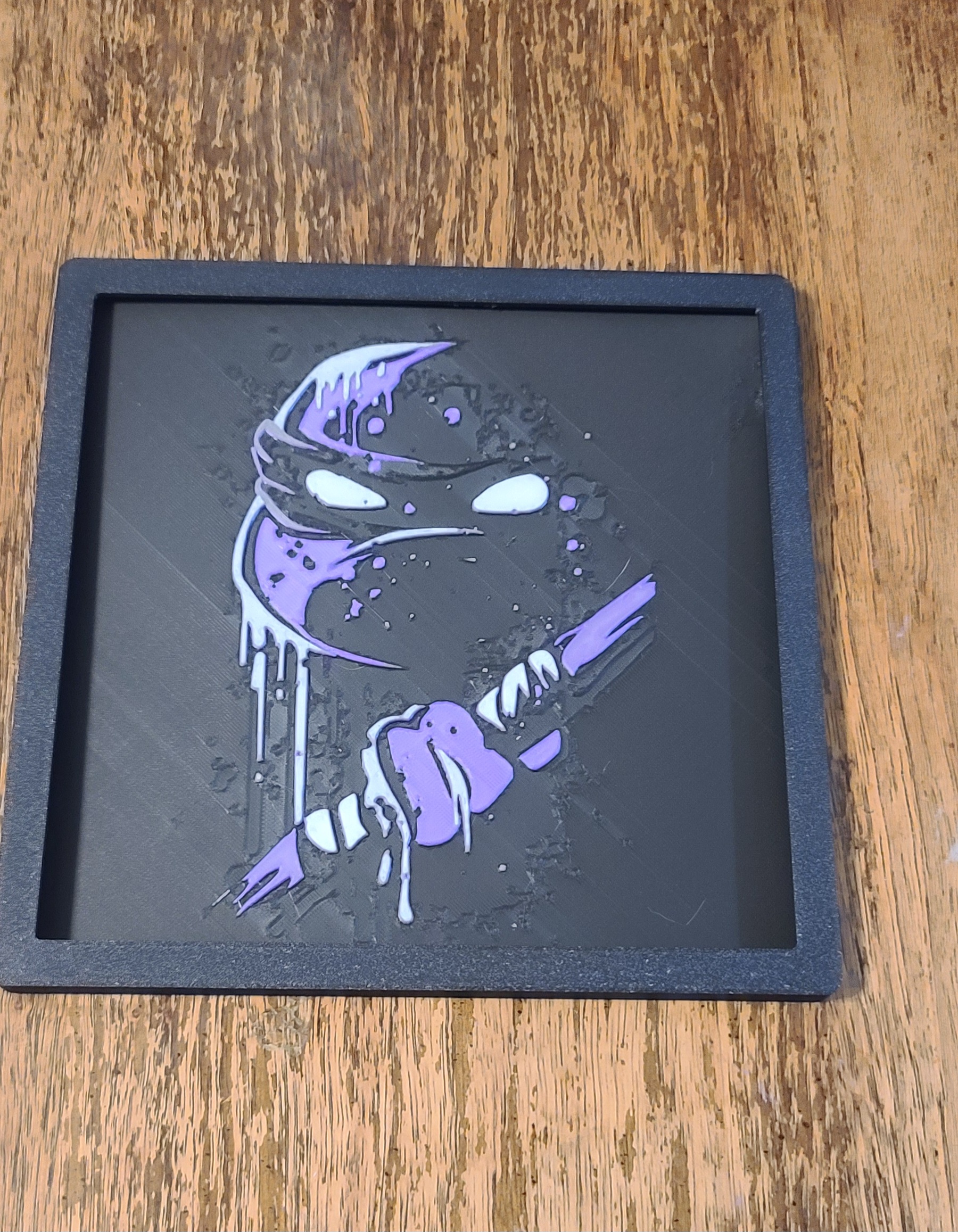 Frame for Ninja turtle Hueforge 200x200 by Dohara | Download free STL ...