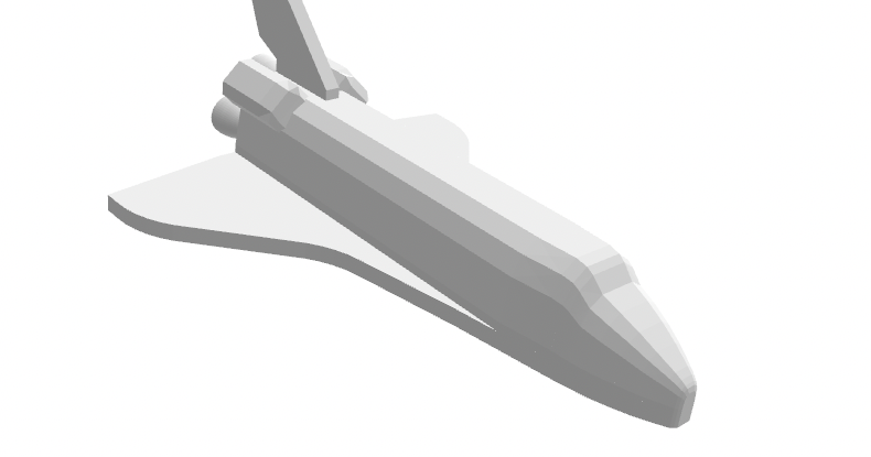 Low-poly Space Shuttle by Jeff | Download free STL model | Printables.com