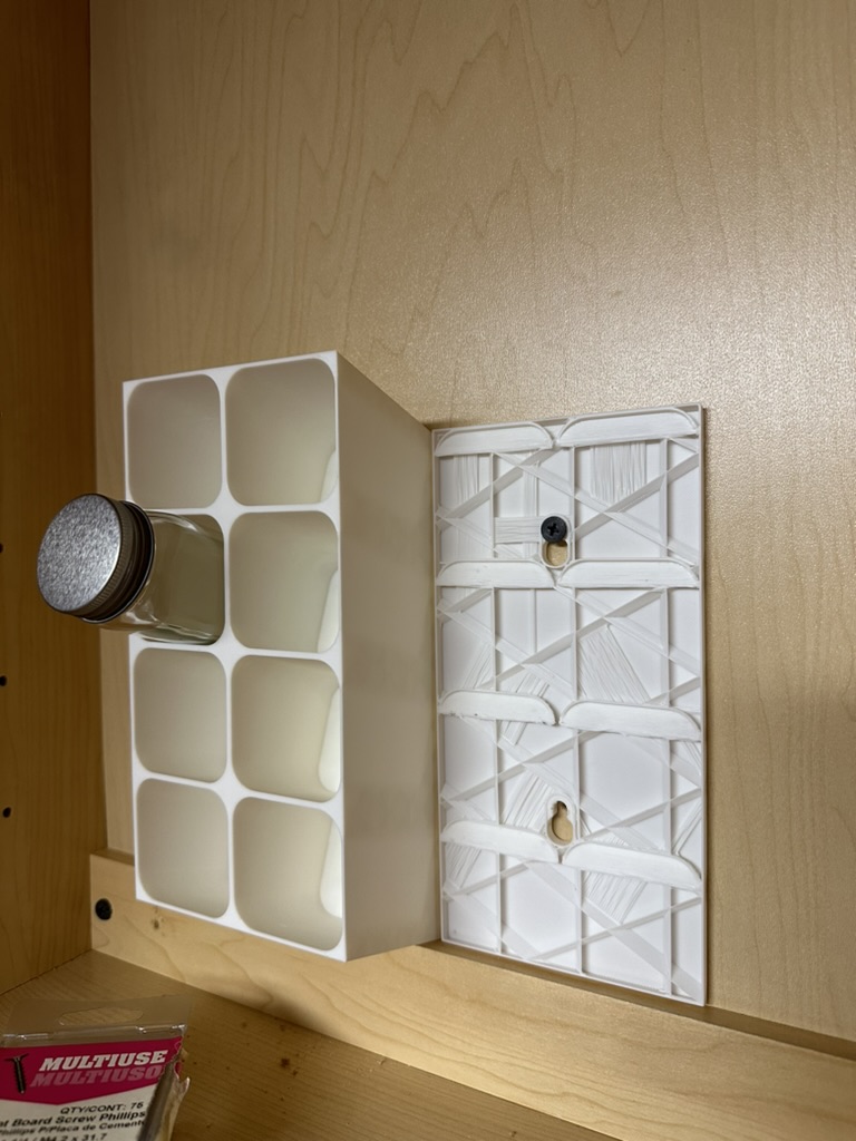Modular Wall Mount Spice Rack by threedjd | Download free STL model ...
