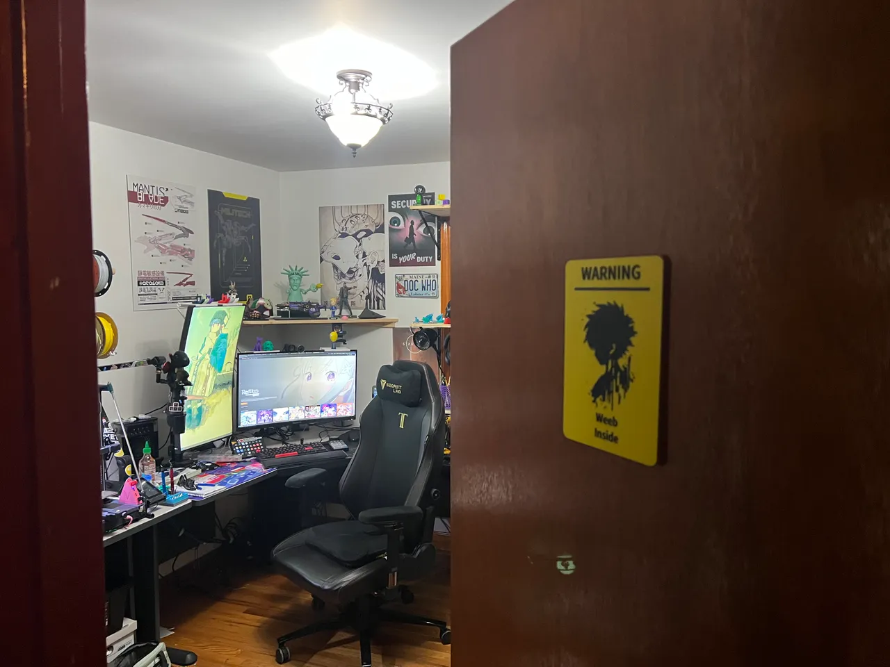 Warning Sign - Weeb - Male Splat by Spikeon Studio | Download free STL ...