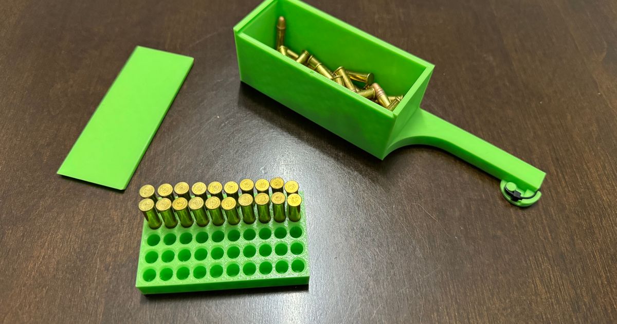 .22 Cartridge Tray Loader por smax | Descargar modelo STL gratuito ...